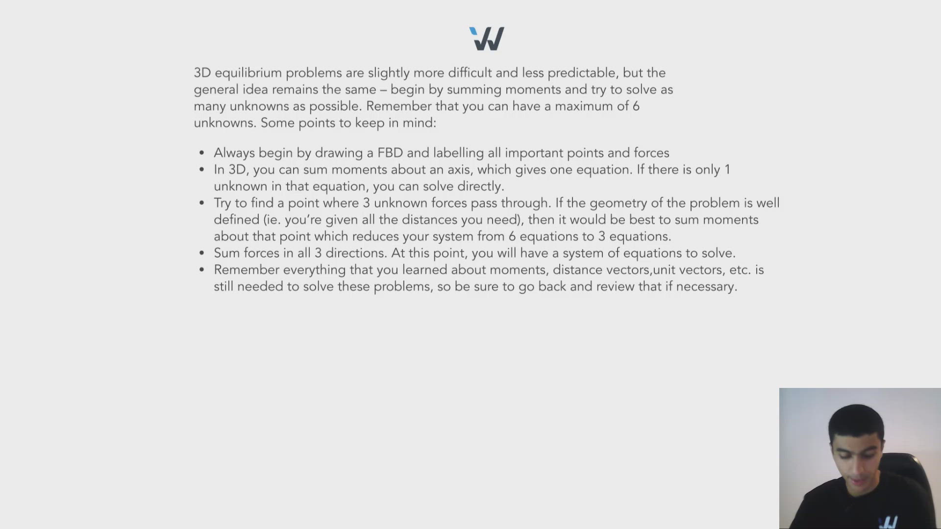 3D Solution Method - Wize University Statics Textbook (Master) | Wizeprep