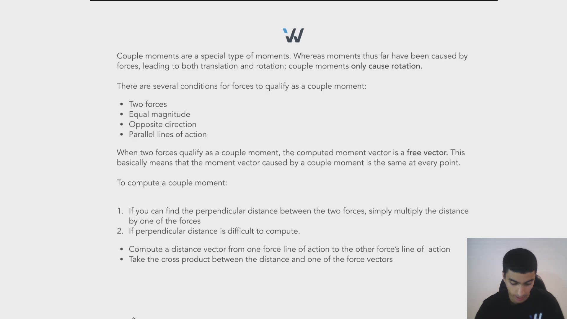 Moment (of a) Couple / Force Couple Moment - Wize University Statics ...