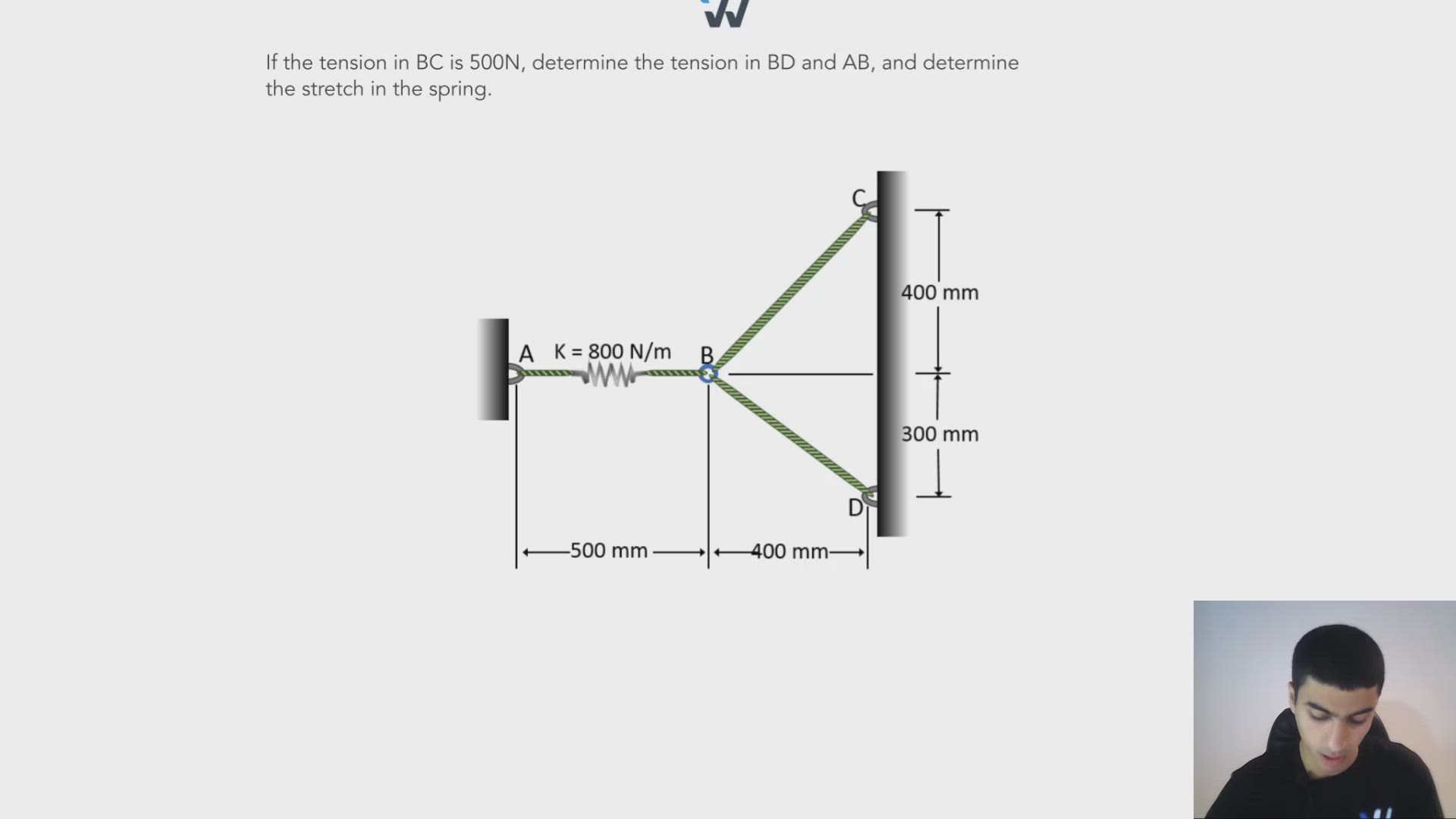 (2D) Pulleys, Ropes, Cables, Springs - Wize University Statics Textbook ...