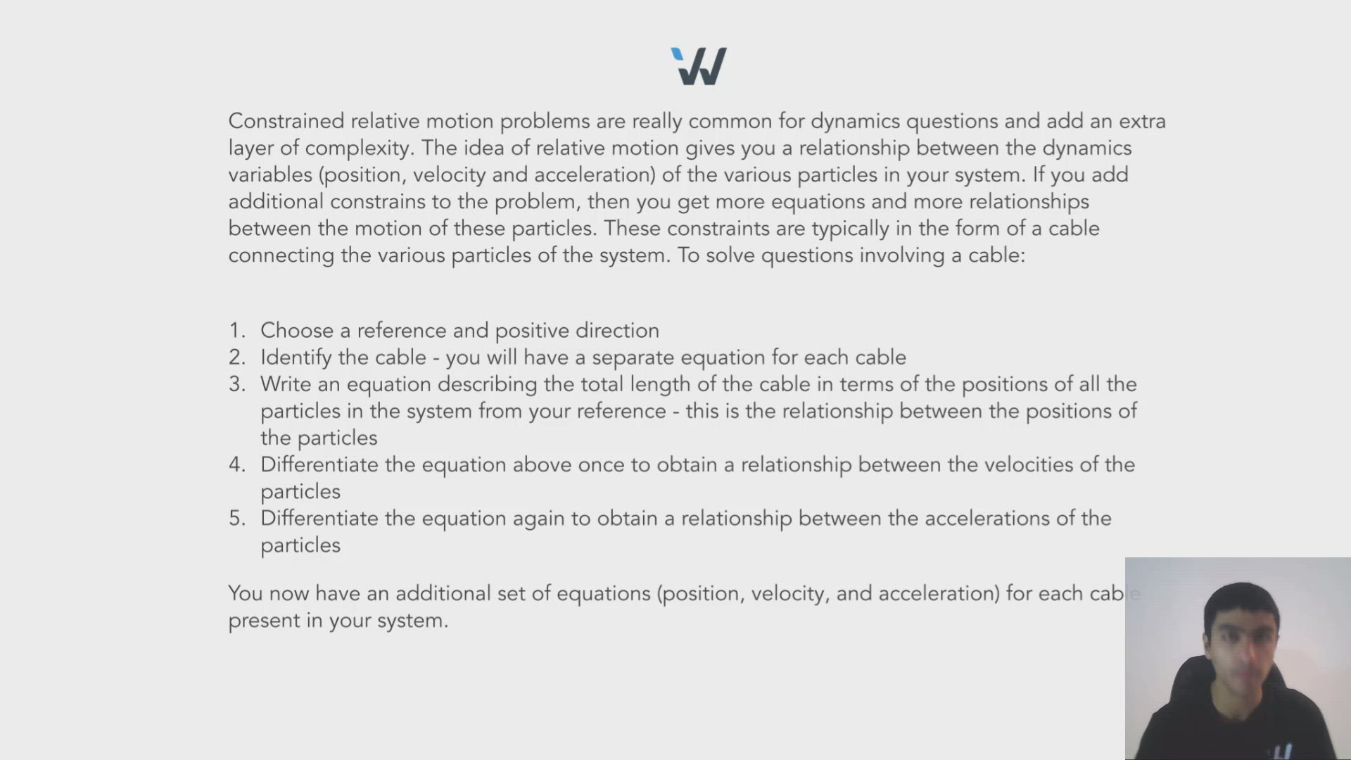 Constrained Relative Motion - Wize University Dynamics Textbook (Master ...