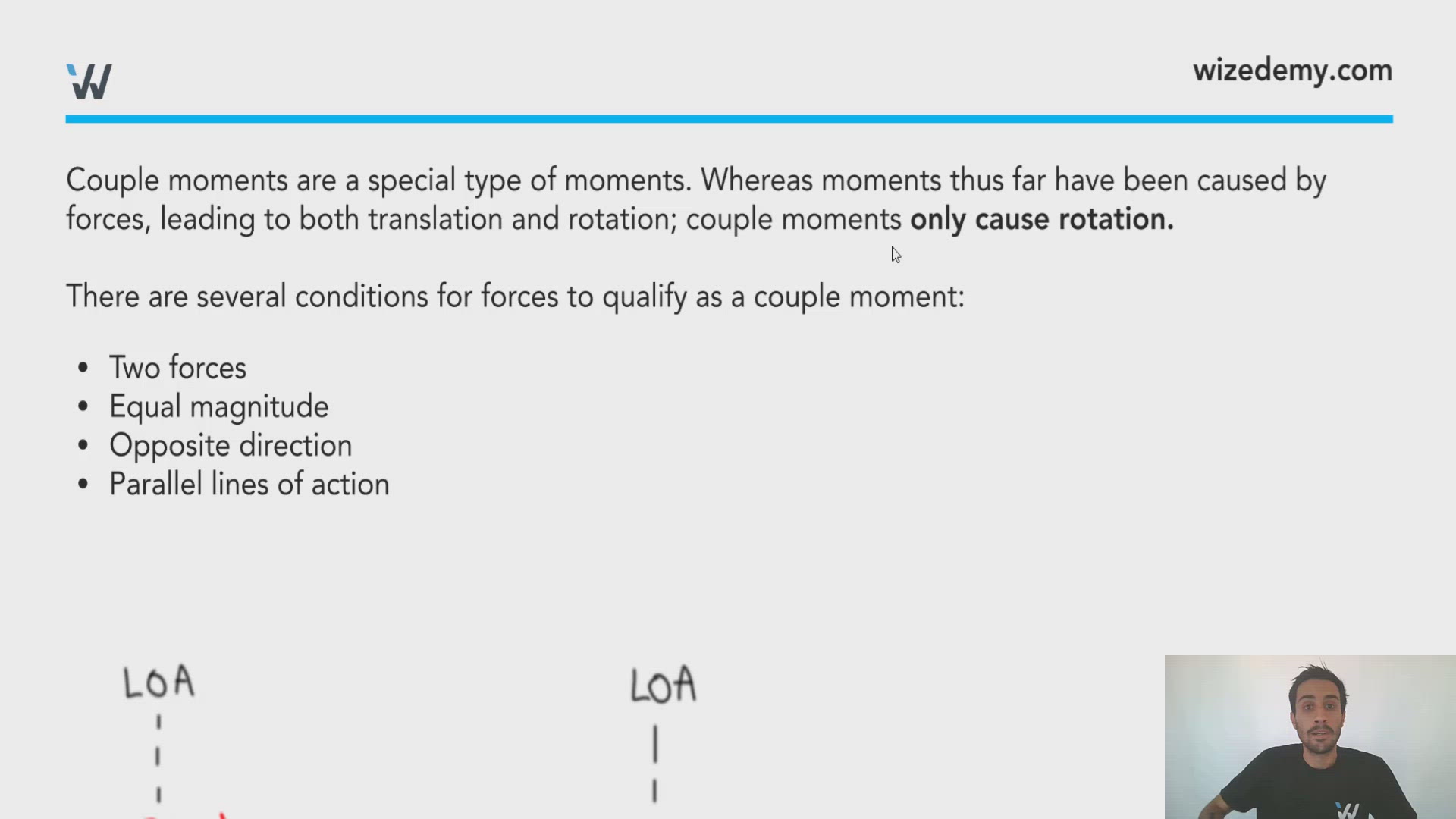 Moment (of a) Couple / Force Couple Moment - Wize University Statics ...