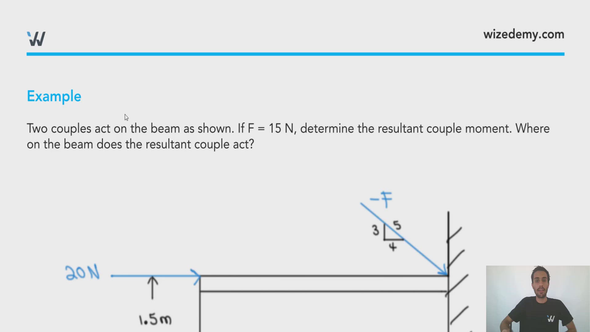Moment (of a) Couple / Force Couple Moment - Wize University Statics ...