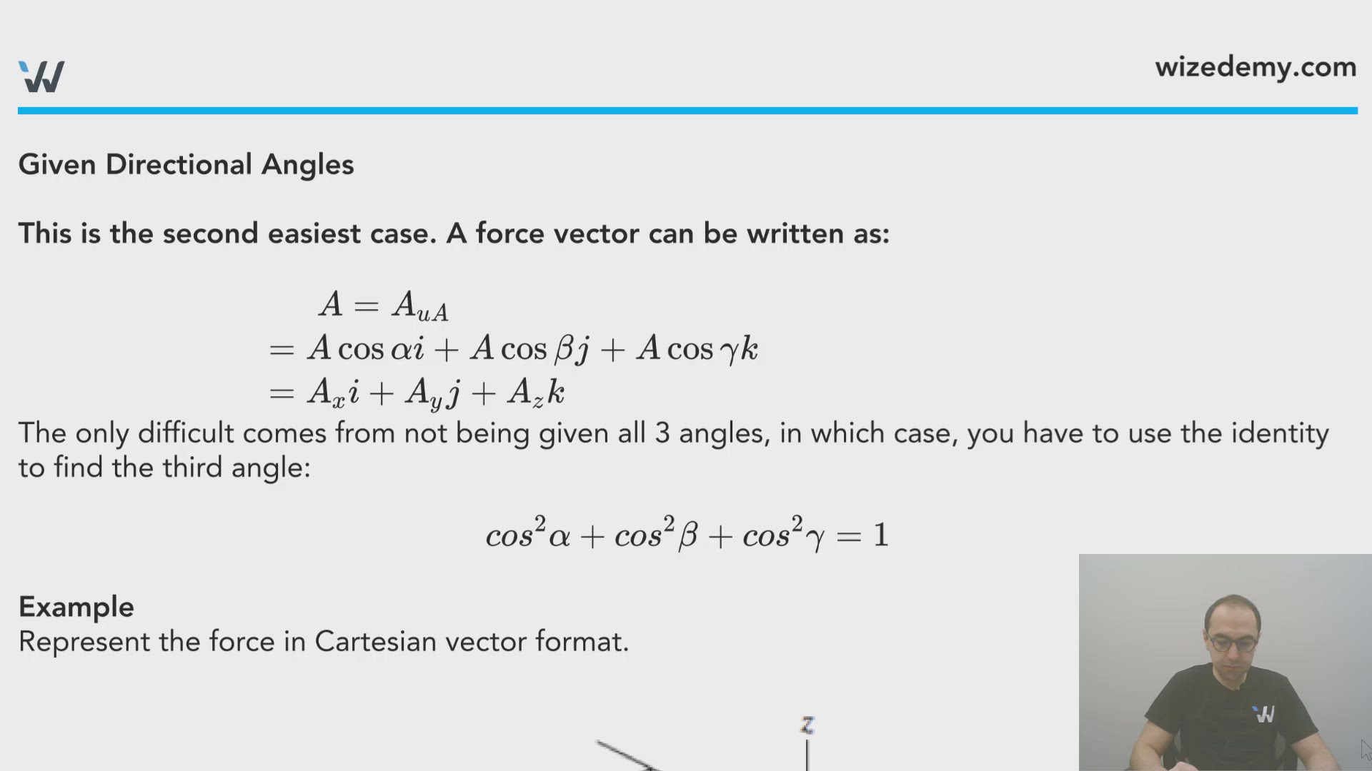 Forces Cartesian Vector Form (3D) - Wize University Statics Textbook ...