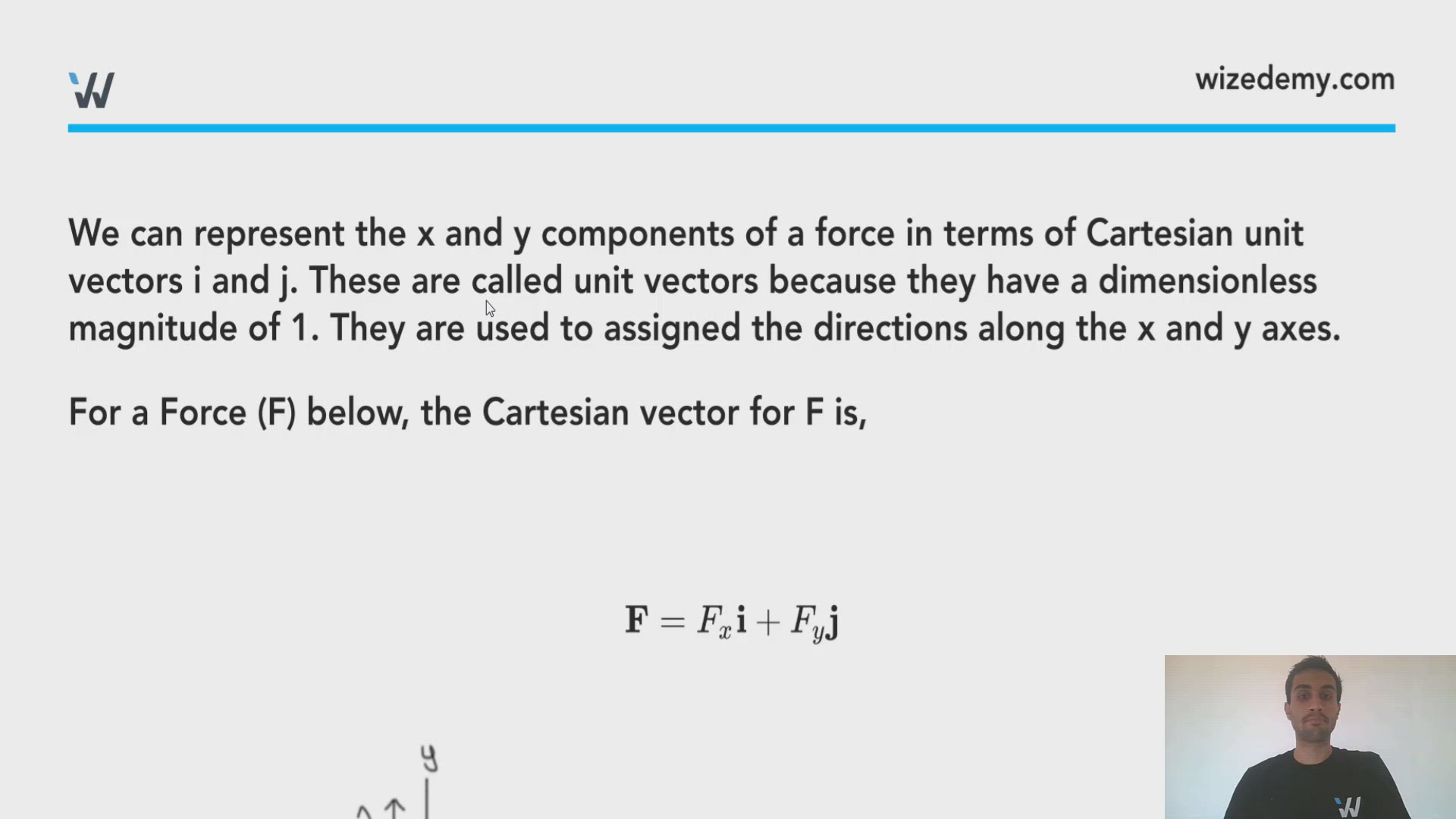 Forces Cartesian Vector Form (2D) - Wize University Statics Textbook ...