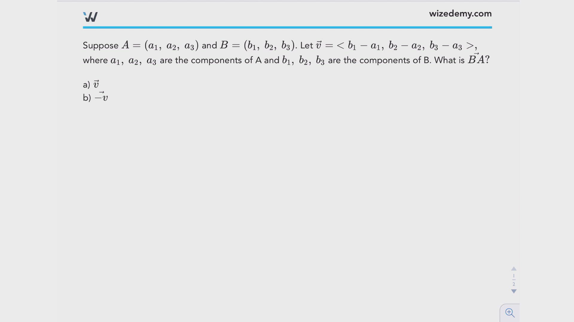 Vectors in 2-dimensional (2D) and 3-dimensional (3D) Systems - Wize University Calculus 3 ...