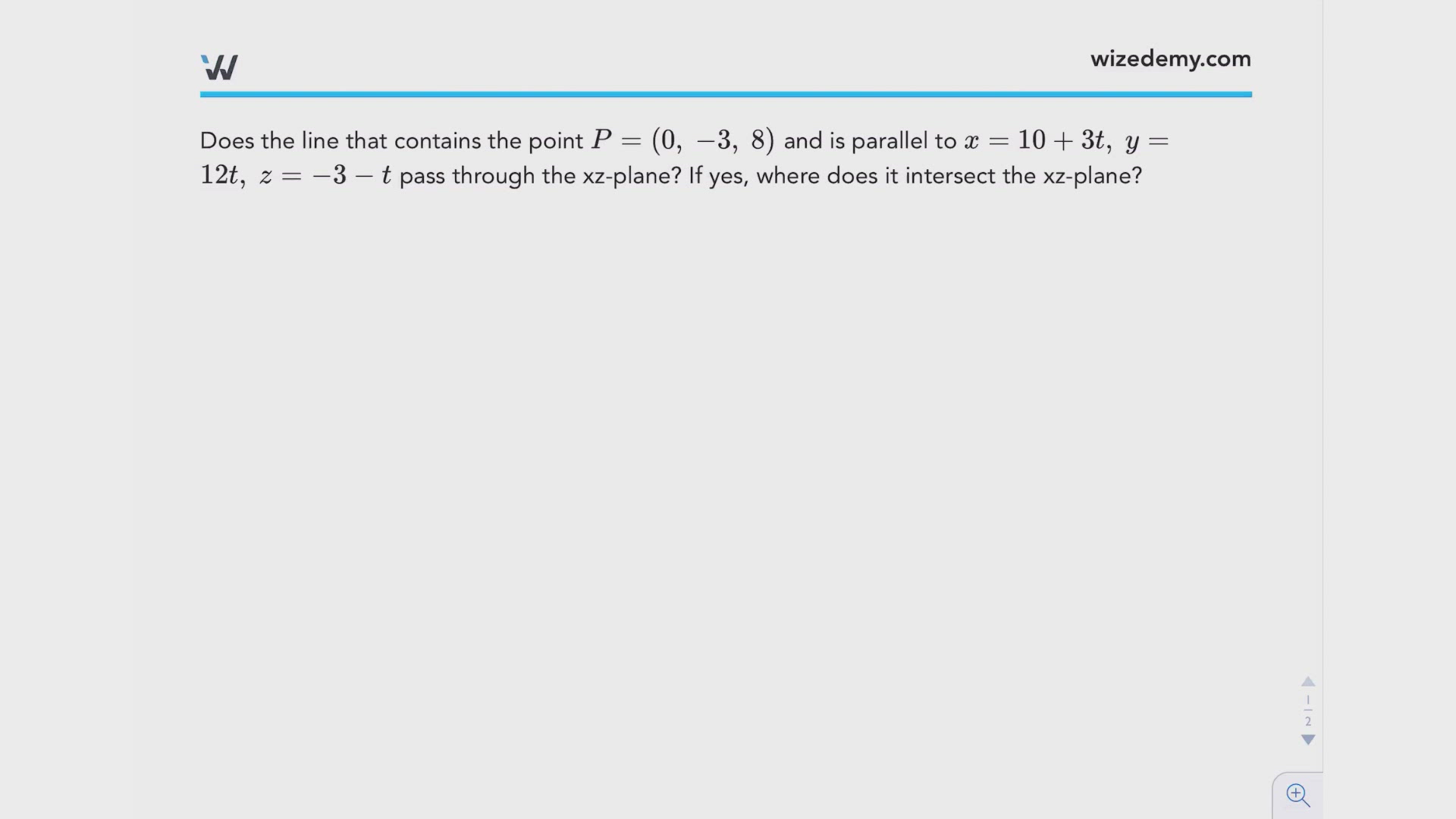 Equation of Lines - Wize University Calculus 3 Textbook | Wizeprep