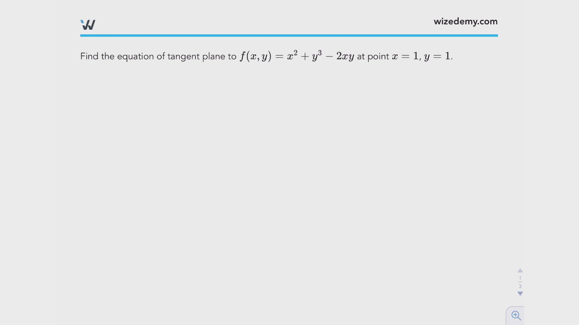 Tangent Planes & Linear Approximation - Wize University Calculus 3 ...