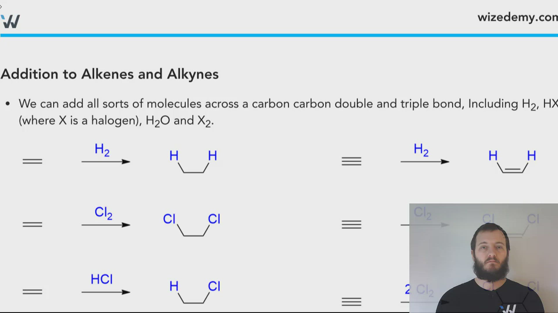 Alkene and Alkyne Addition Reactions - Wize University Chemistry ...