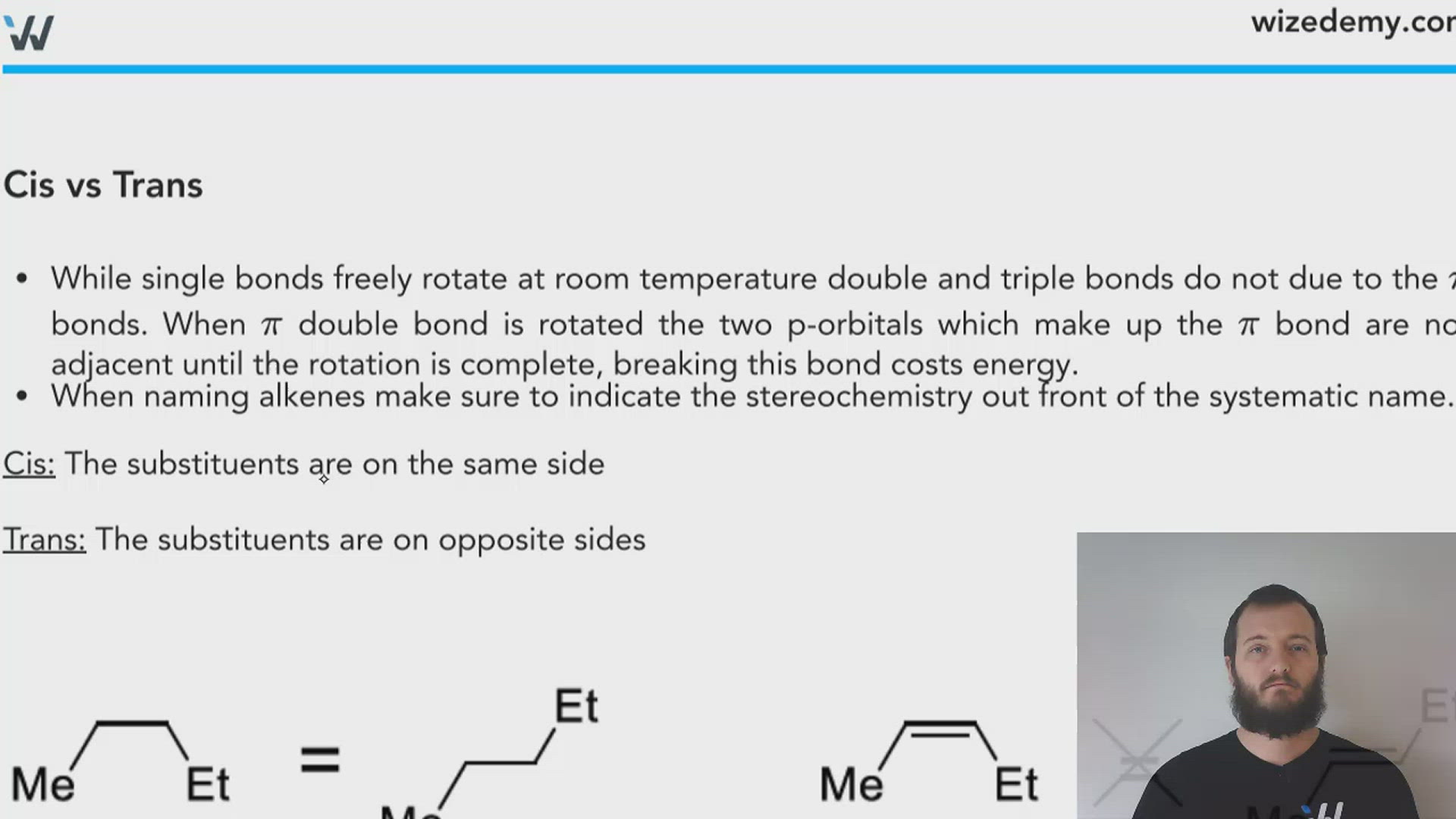 Cis and Trans Isomers - Wize University Chemistry Textbook | Wizeprep