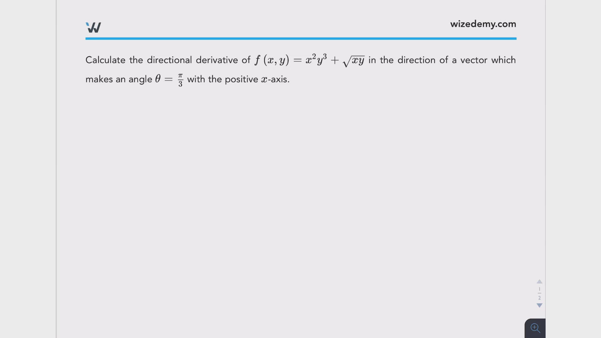 Gradient and Directional Derivatives - Wize University Calculus 3 Textbook | Wizeprep