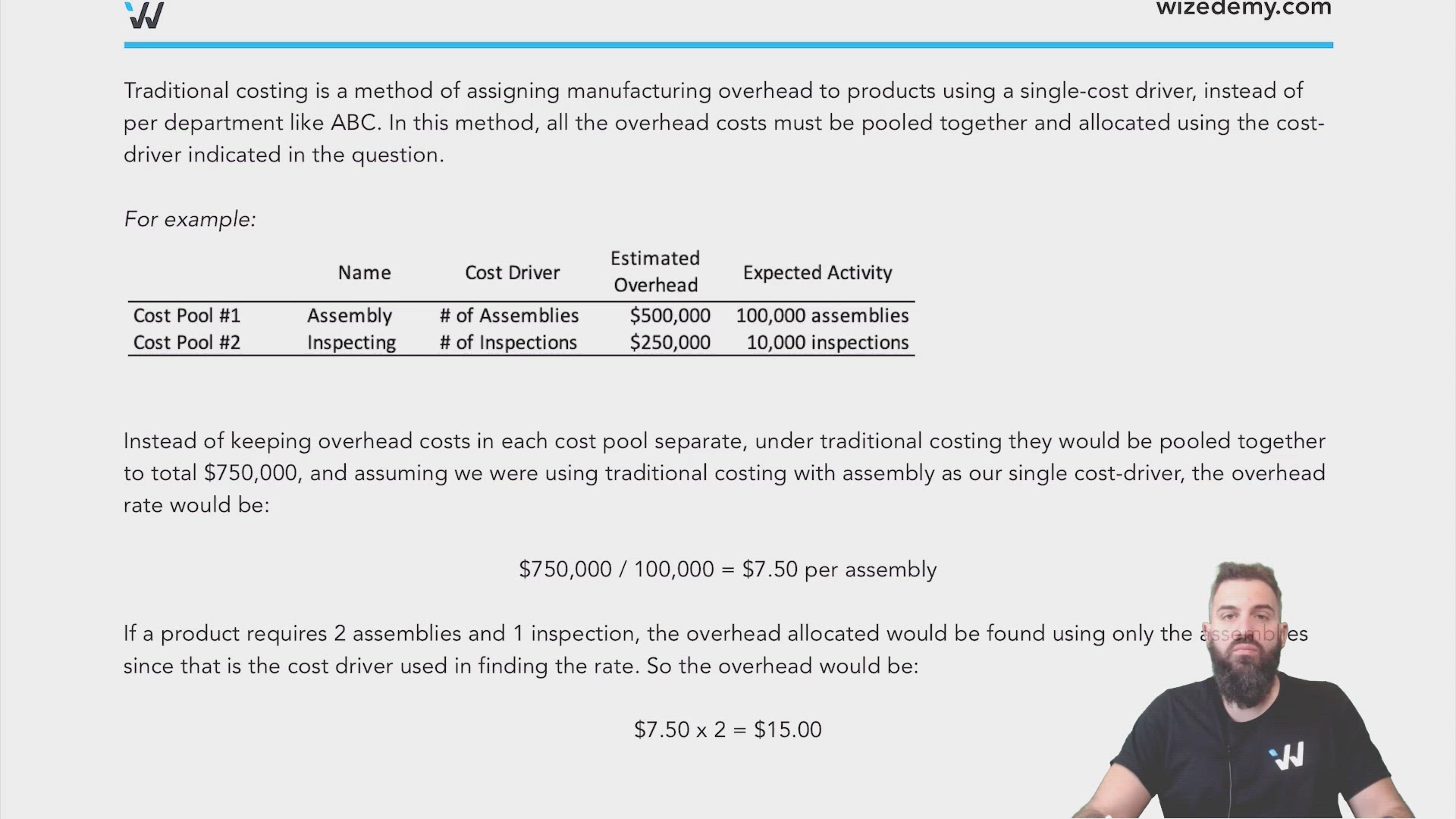 Traditional Costing - Wize University Managerial Accounting Textbook ...