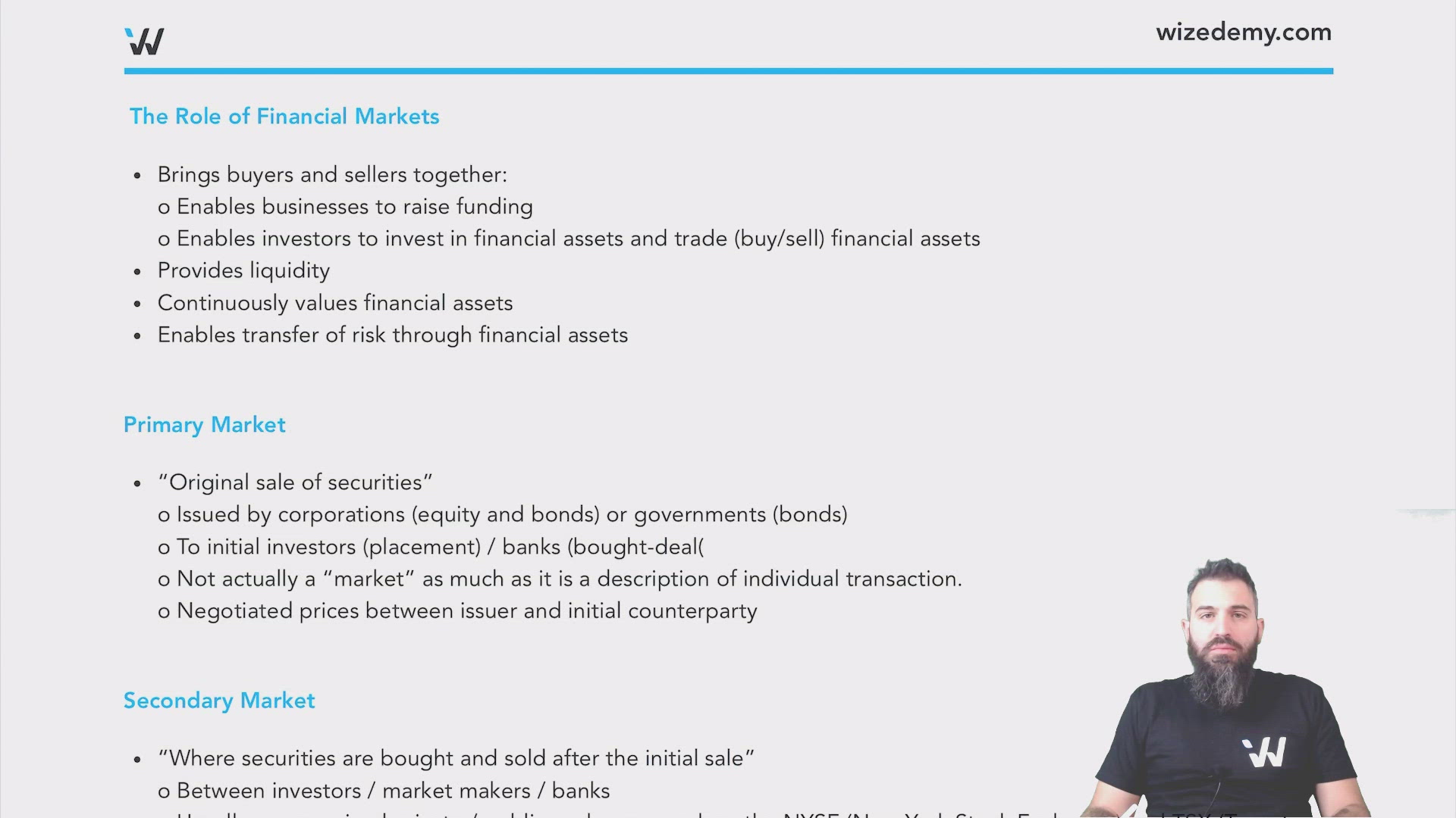 Introduction to Finance - Wize University Introduction to Finance ...