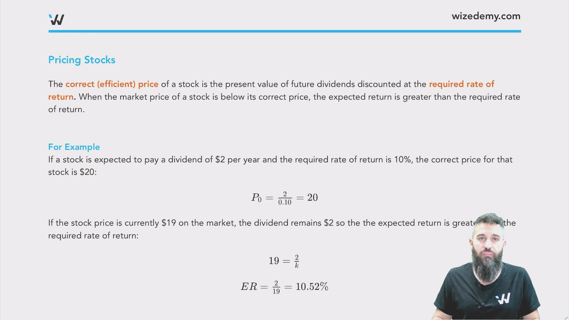 Security Market Line (SML) - Wize University Introduction to Finance ...