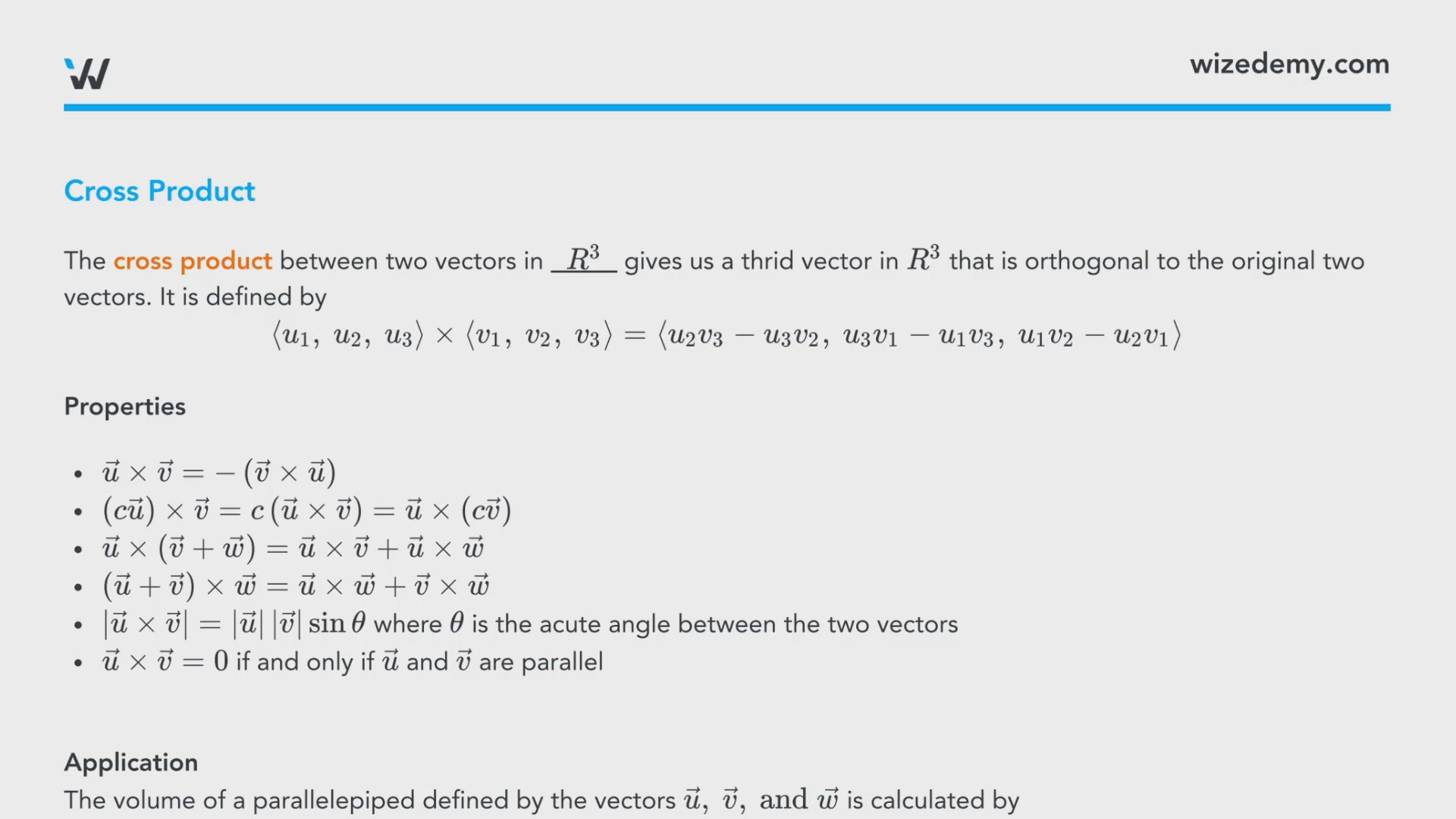 Vector Geometry - Wize University Calculus 2 Textbook | Wizeprep