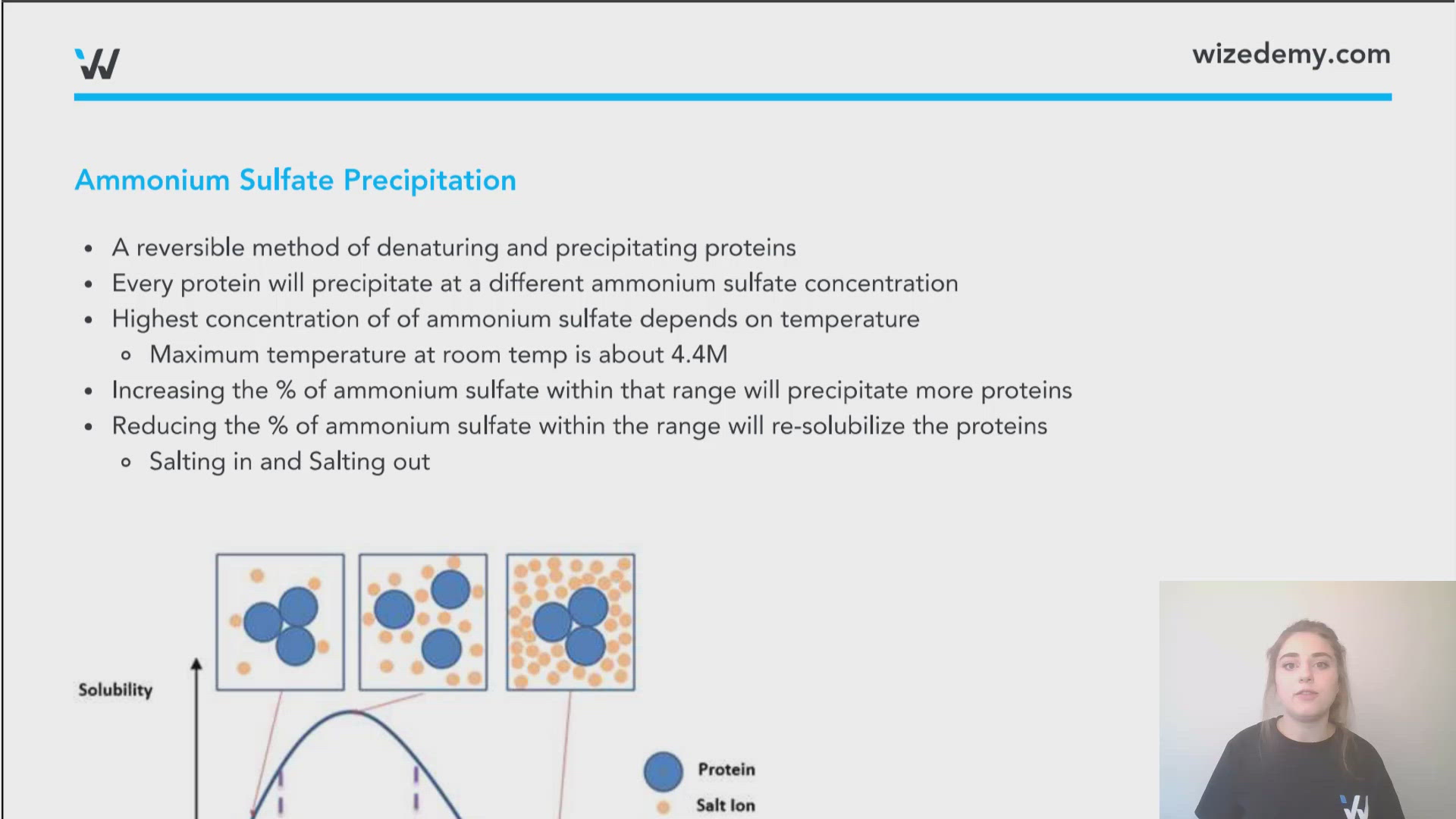 Protein Purification and Analysis - Wize University Biochemistry ...