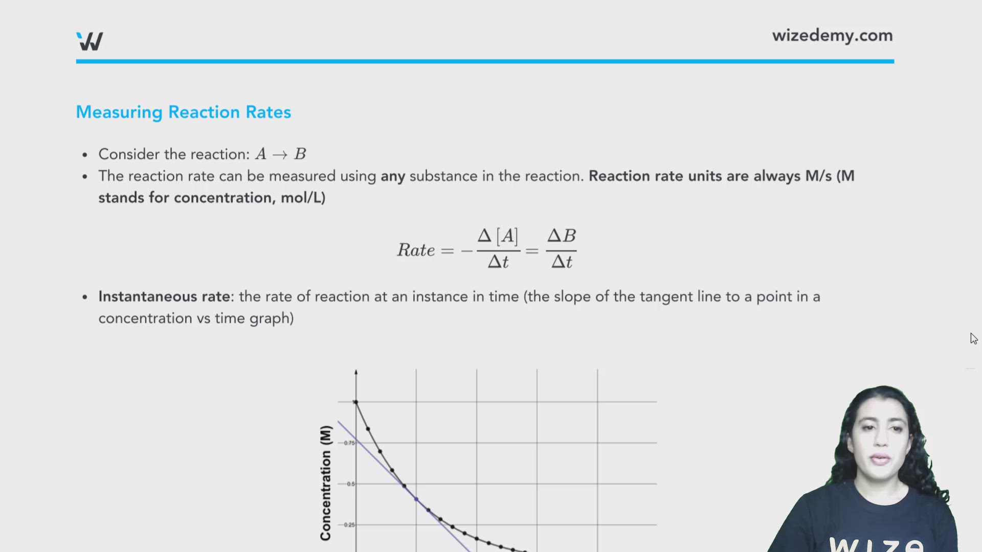 Rate of Reaction - Wize High School Grade 12 Chemistry Textbook | Wizeprep