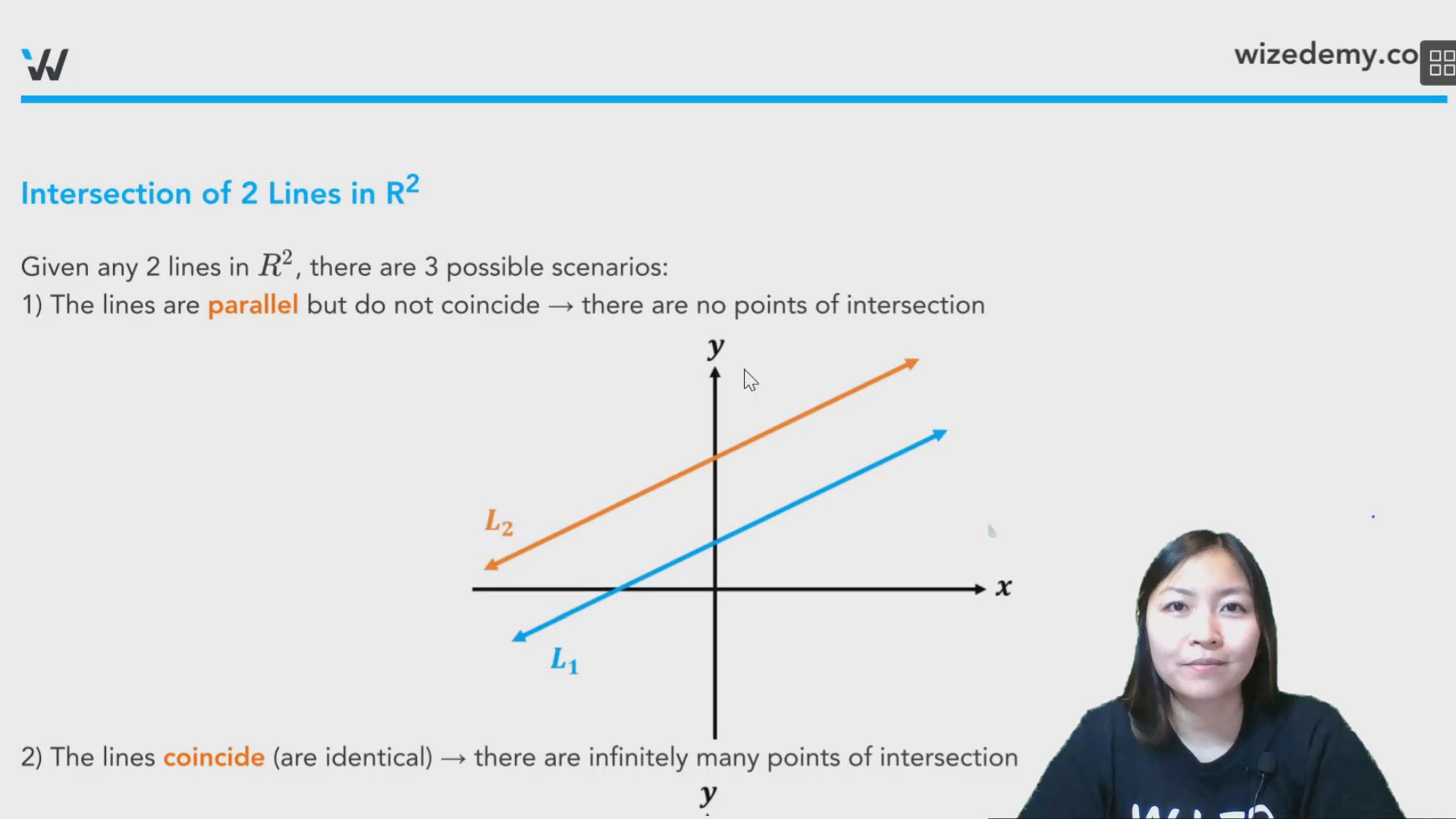 Intersection of 2 Lines - Wize High School Grade 12 Calculus Textbook ...