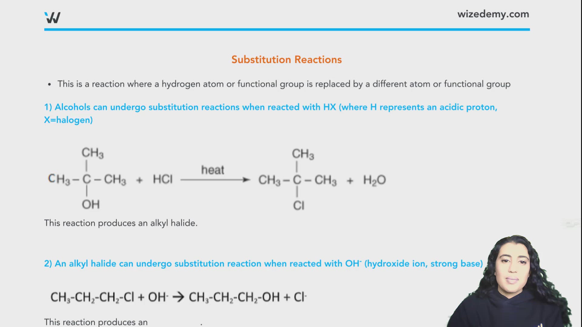 Substitution Reactions - Wize High School Grade 12 Chemistry Textbook ...