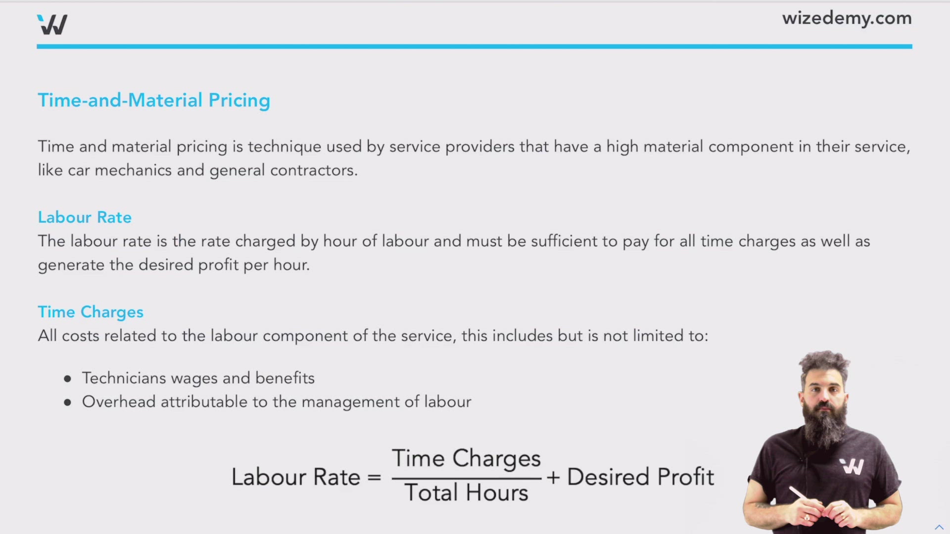 Time-and-Material Pricing - Wize University Managerial Accounting ...