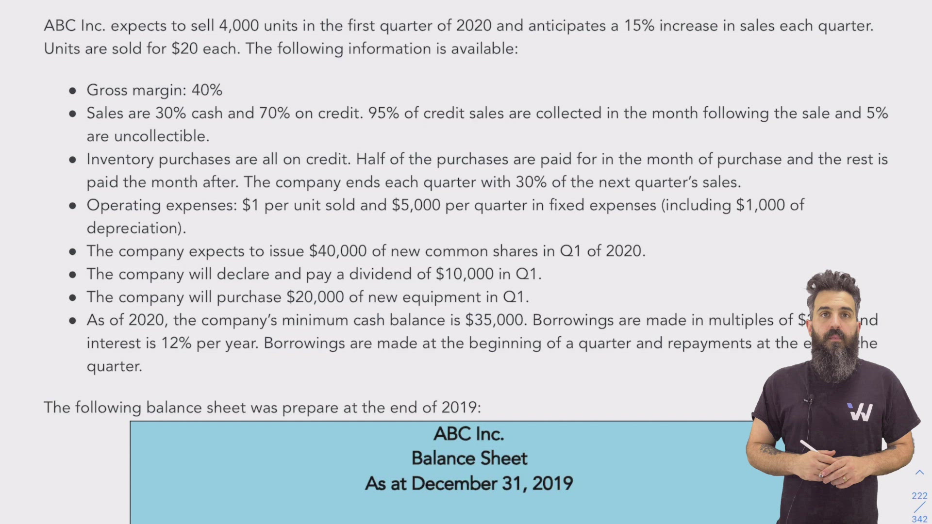 Purchasing Budget for Merchandising Company - Wize University ...