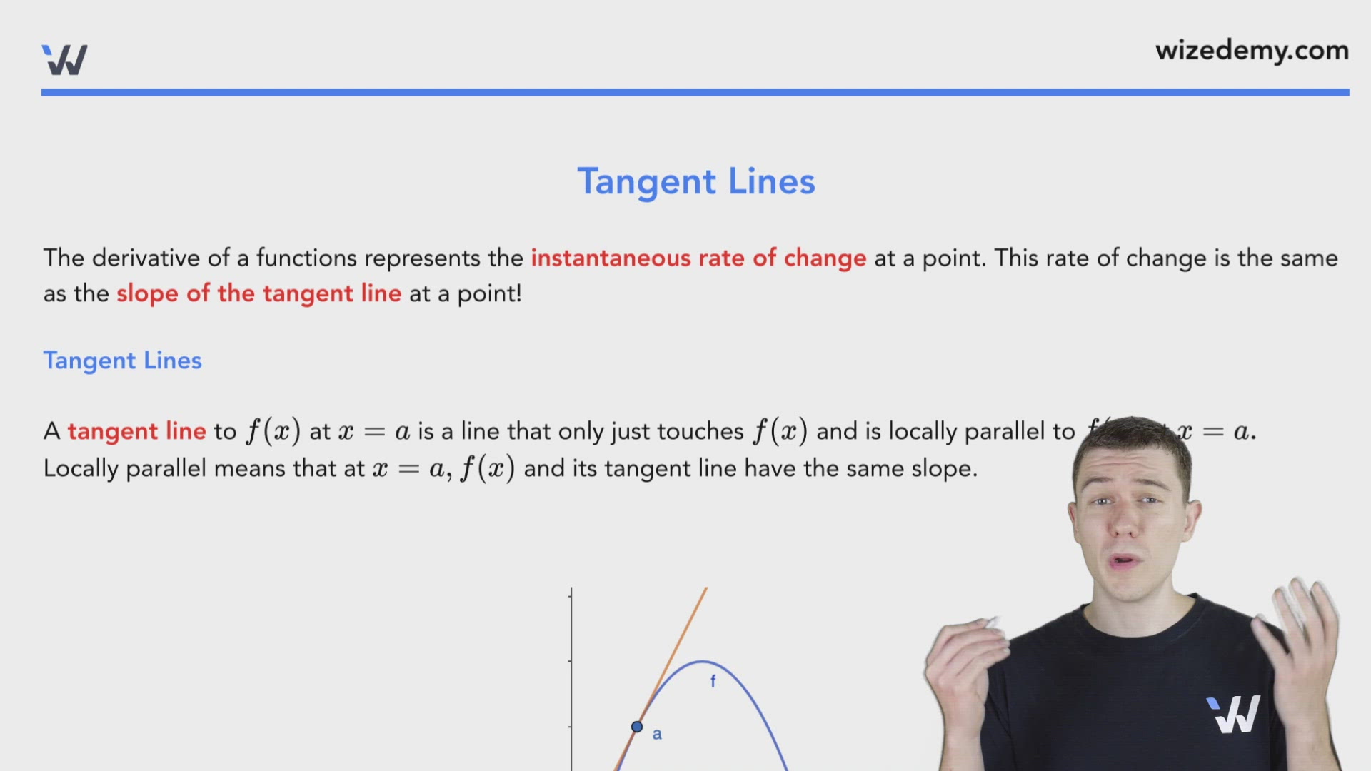 Tangent Lines - Wize University Calculus 1 Textbook | Wizeprep