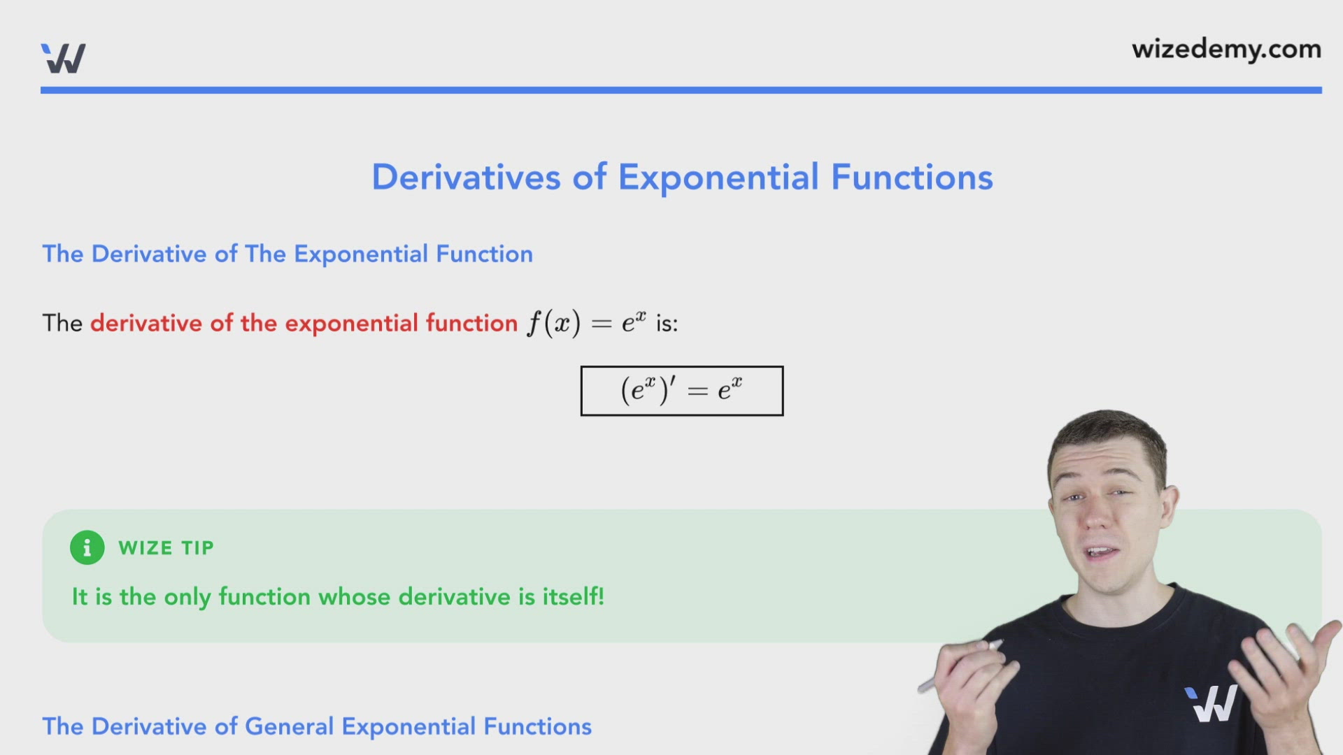 Derivatives Of Exponential Functions Wize University Calculus 1 Derivatives Of Exponential Functions Wize University Calculus 1