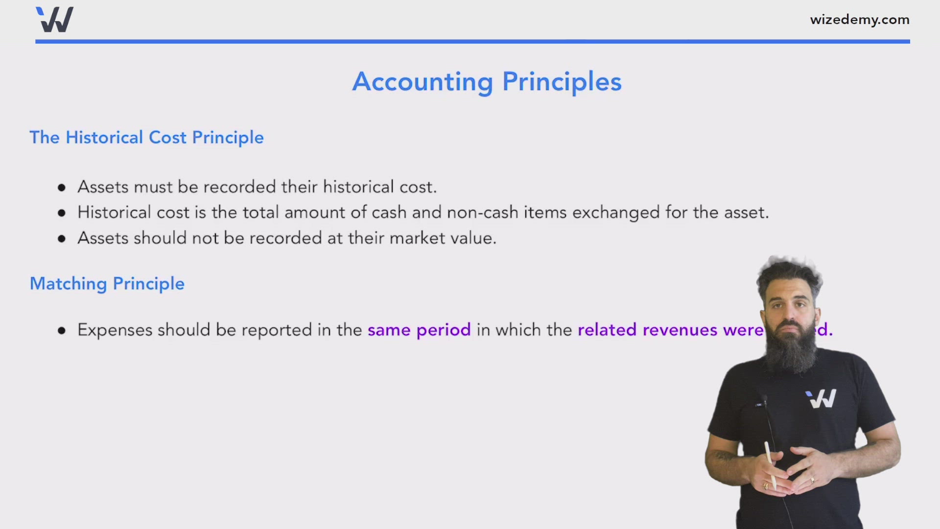 Accounting Characteristic, Assumptions and Principles - Wize University ...