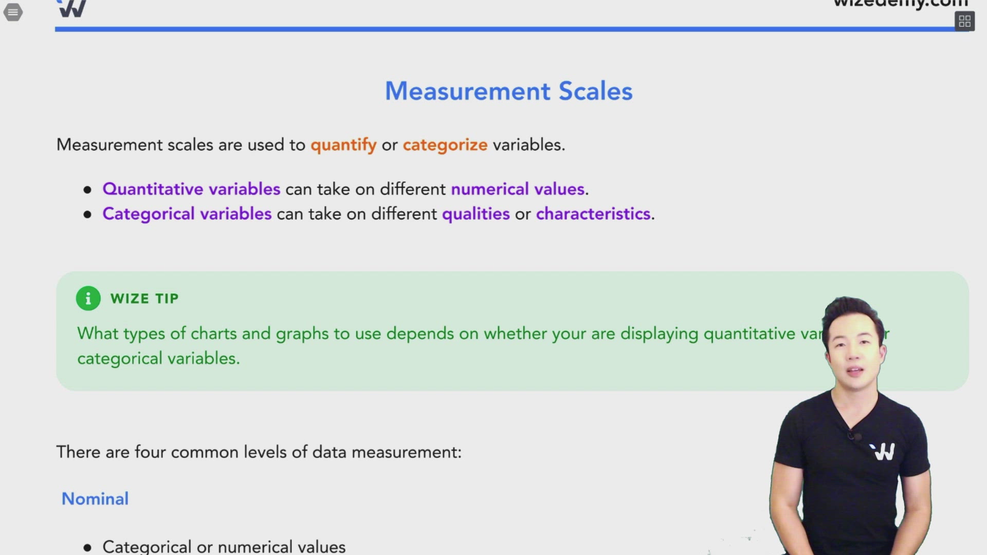 Introduction to Statistics - Wize University Statistics Textbook | Wizeprep