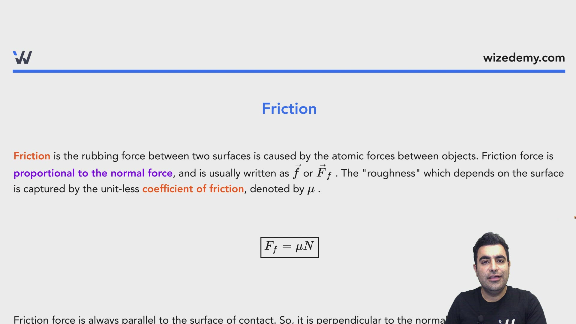 Friction - Wize University Physics Textbook (Master) | Wizeprep