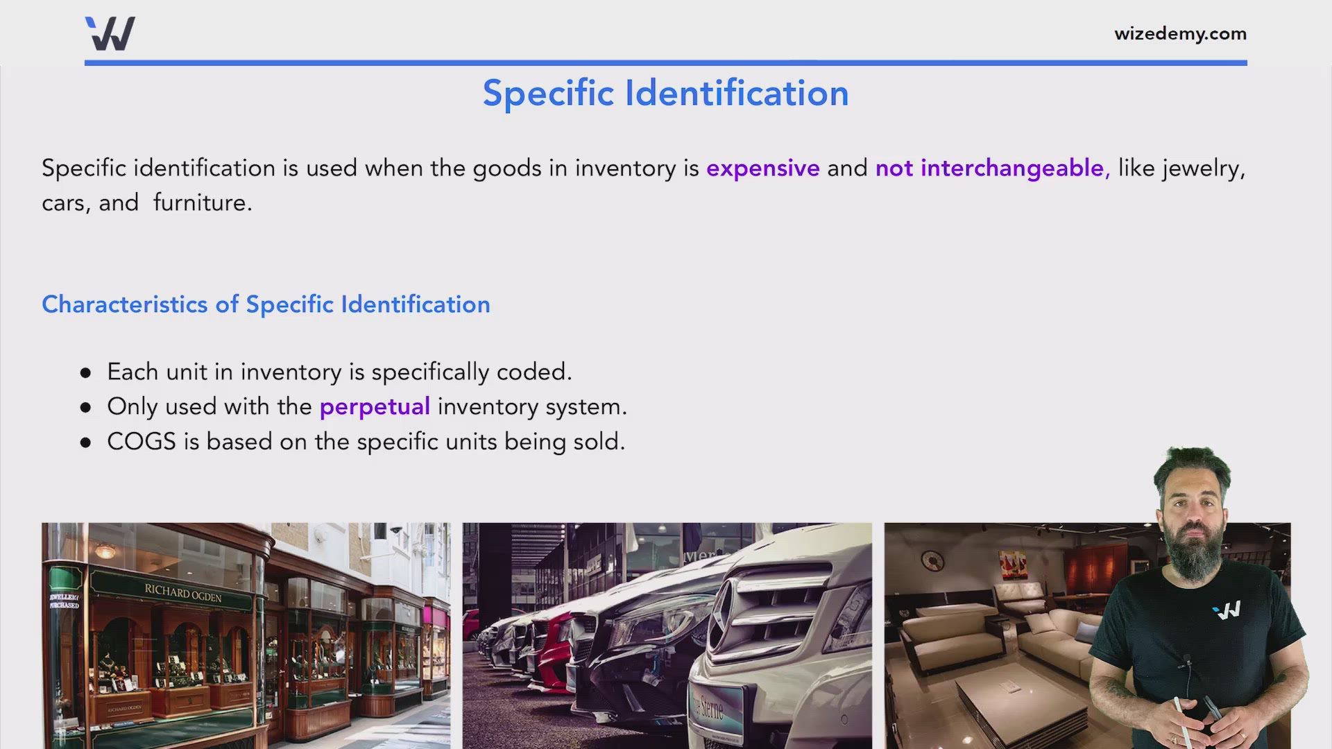 Specific Identification - Wize University Introduction to Financial ...