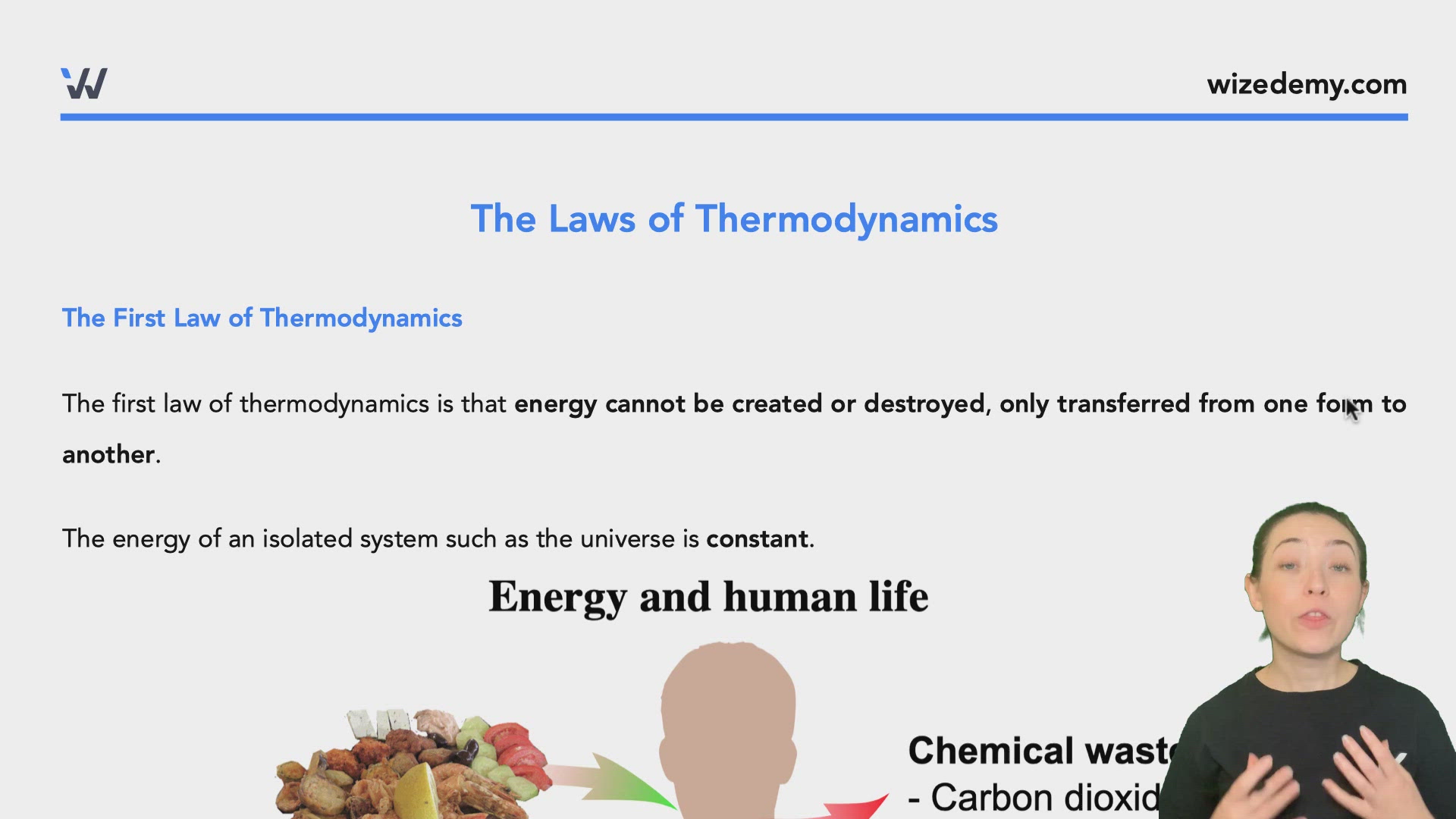 Laws of Thermodynamics - Wize University Biology Textbook | Wizeprep