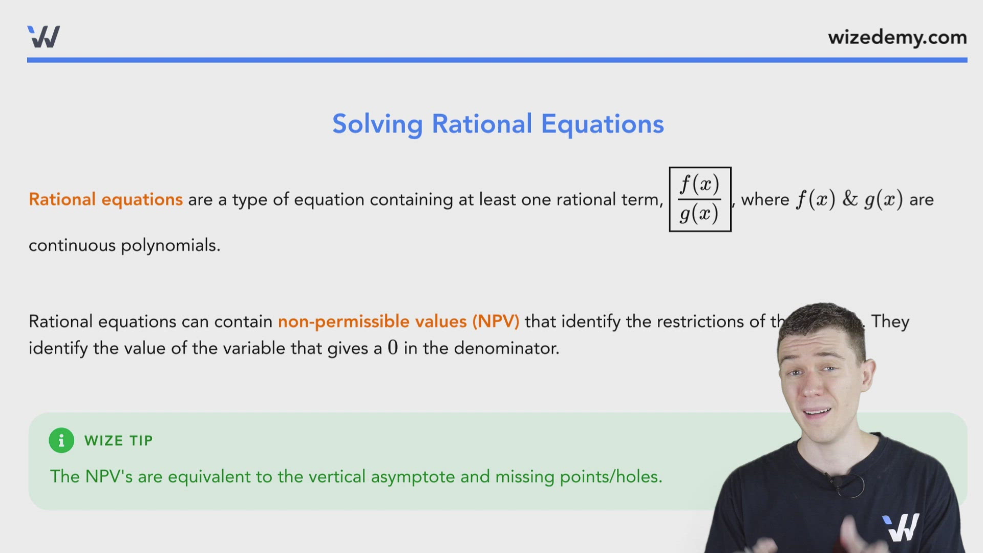 Rational Functions - Wize University Calculus 1 Textbook | Wizeprep