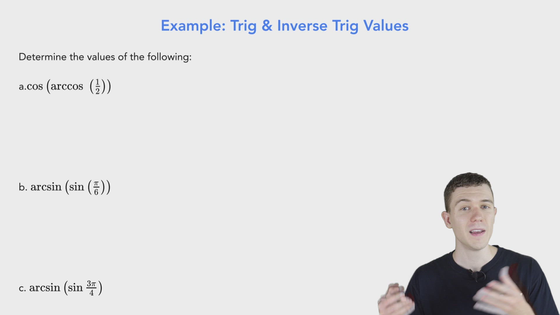 Inverse Trigonometric Functions - Wize University Calculus 1 Textbook | Wizeprep
