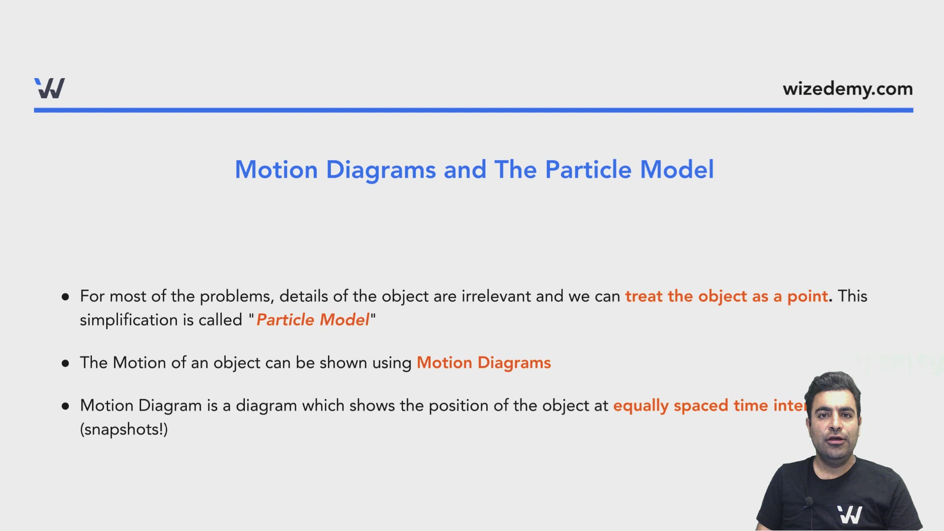Motion Diagrams - Wize University Physics Textbook (Master) | Wizeprep