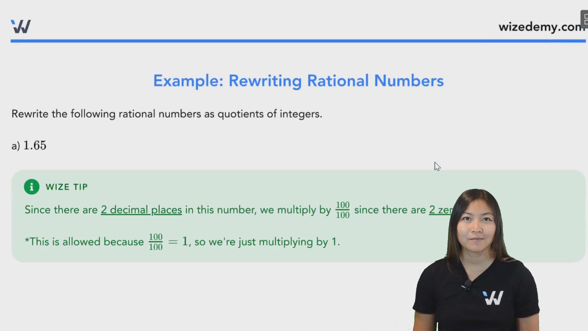 Intro to Rational Numbers - Wize High School Grade 9 Math Textbook ...