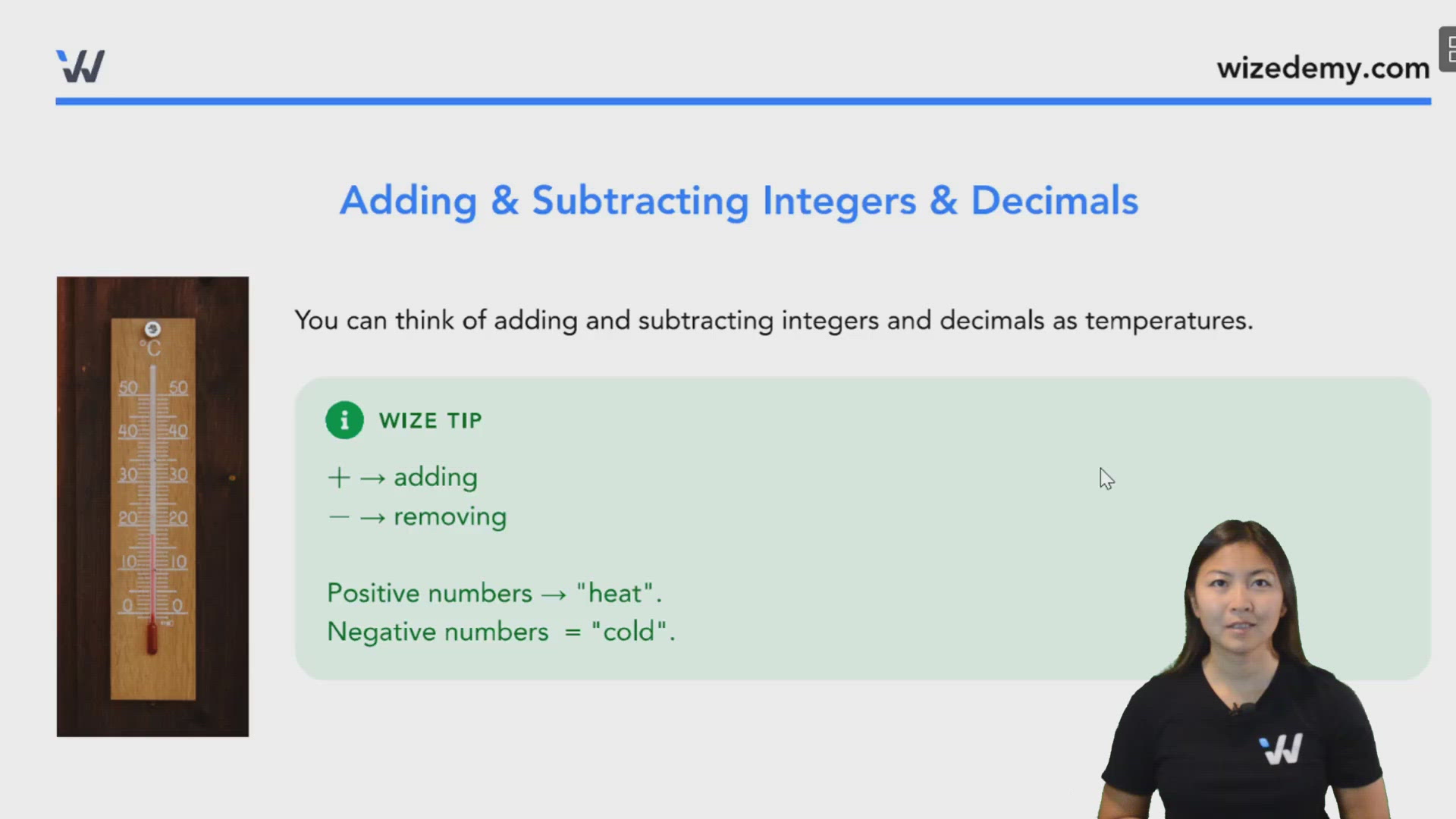 Integers & Decimals - Wize High School Grade 9 Math Textbook | Wizeprep