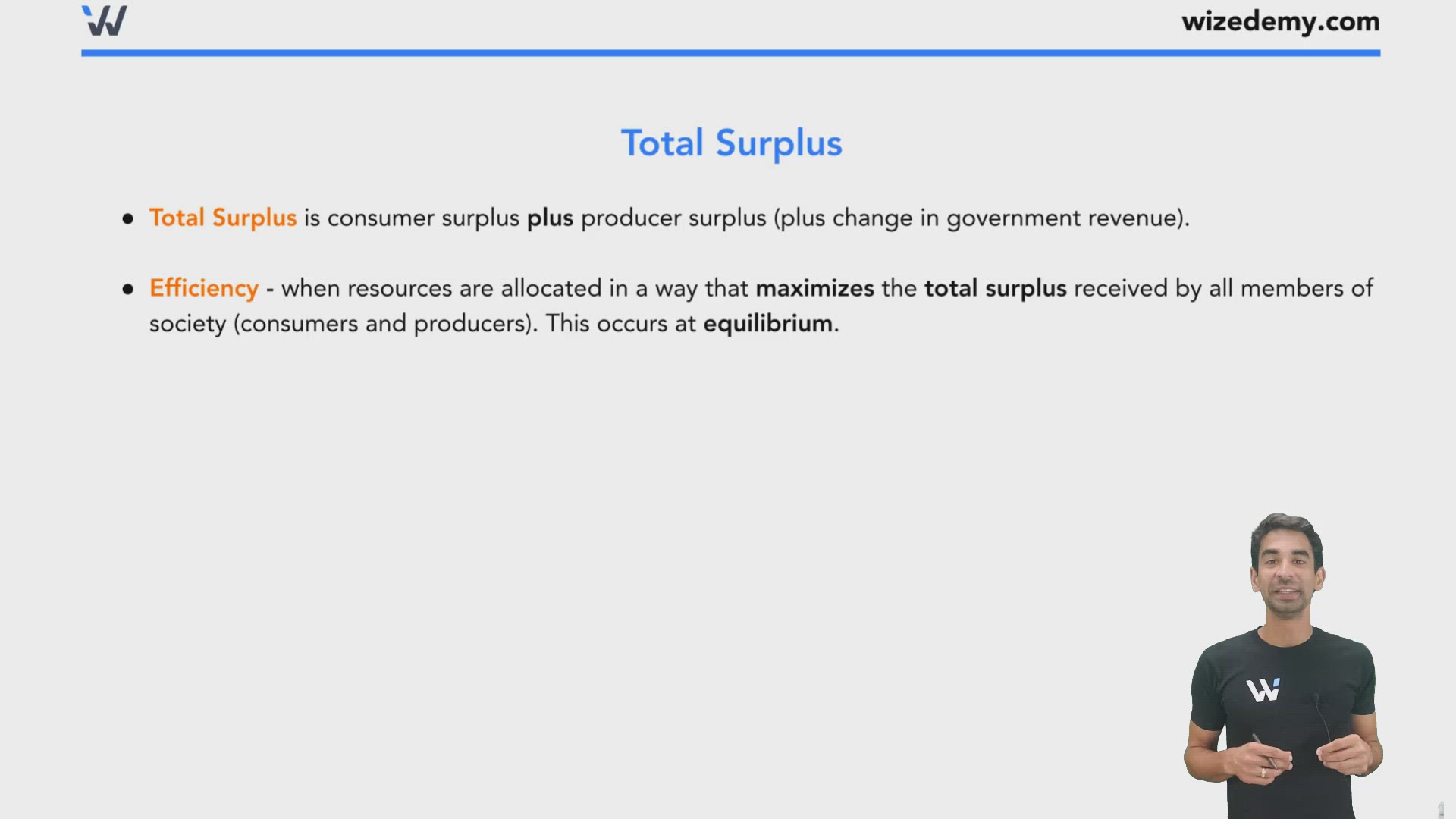 Total Surplus - Wize University Microeconomics Textbook | Wizeprep