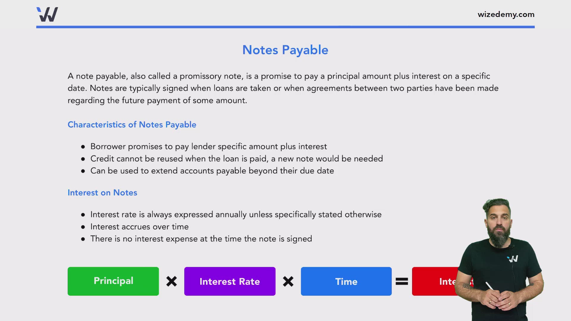 Accounts Payable and Notes Payable - Wize University Introduction to ...