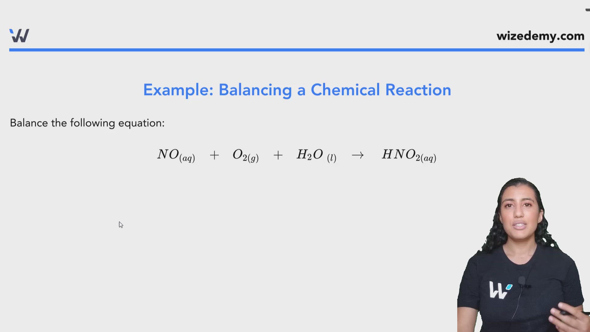 Introduction to Chemical Equations and Balancing - Wize University ...