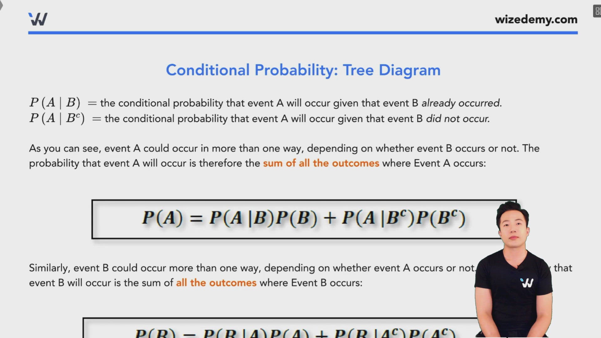 Probability of Dependent Events (Conditional Probability) - Wize University Statistics Textbook ...
