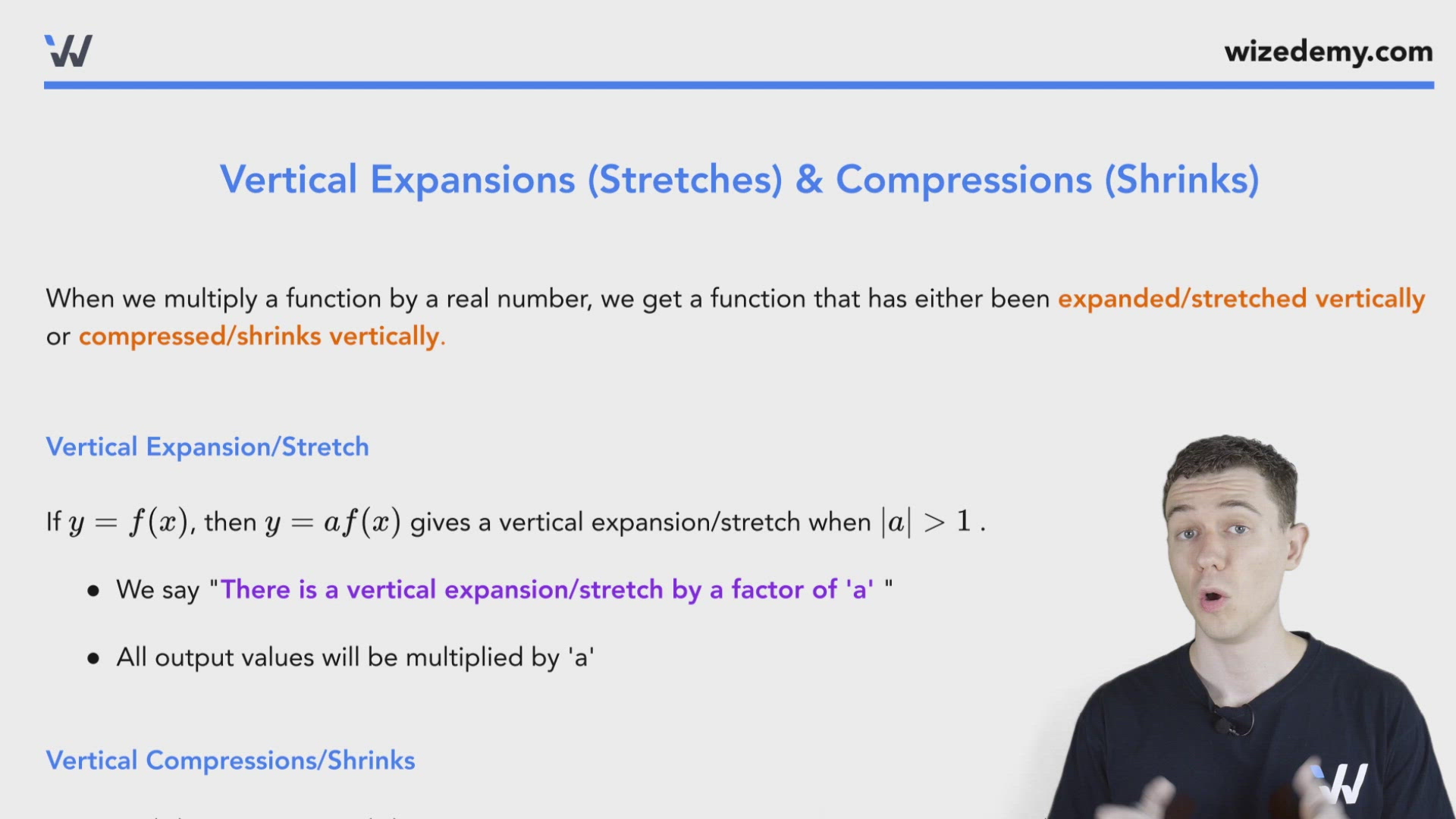 Vertical & Horizontal Expansions & Compressions - Wize High School ...