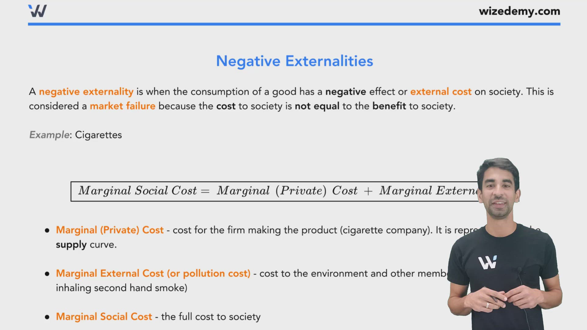 Negative Externalities - Wize University Microeconomics Textbook | Wizeprep