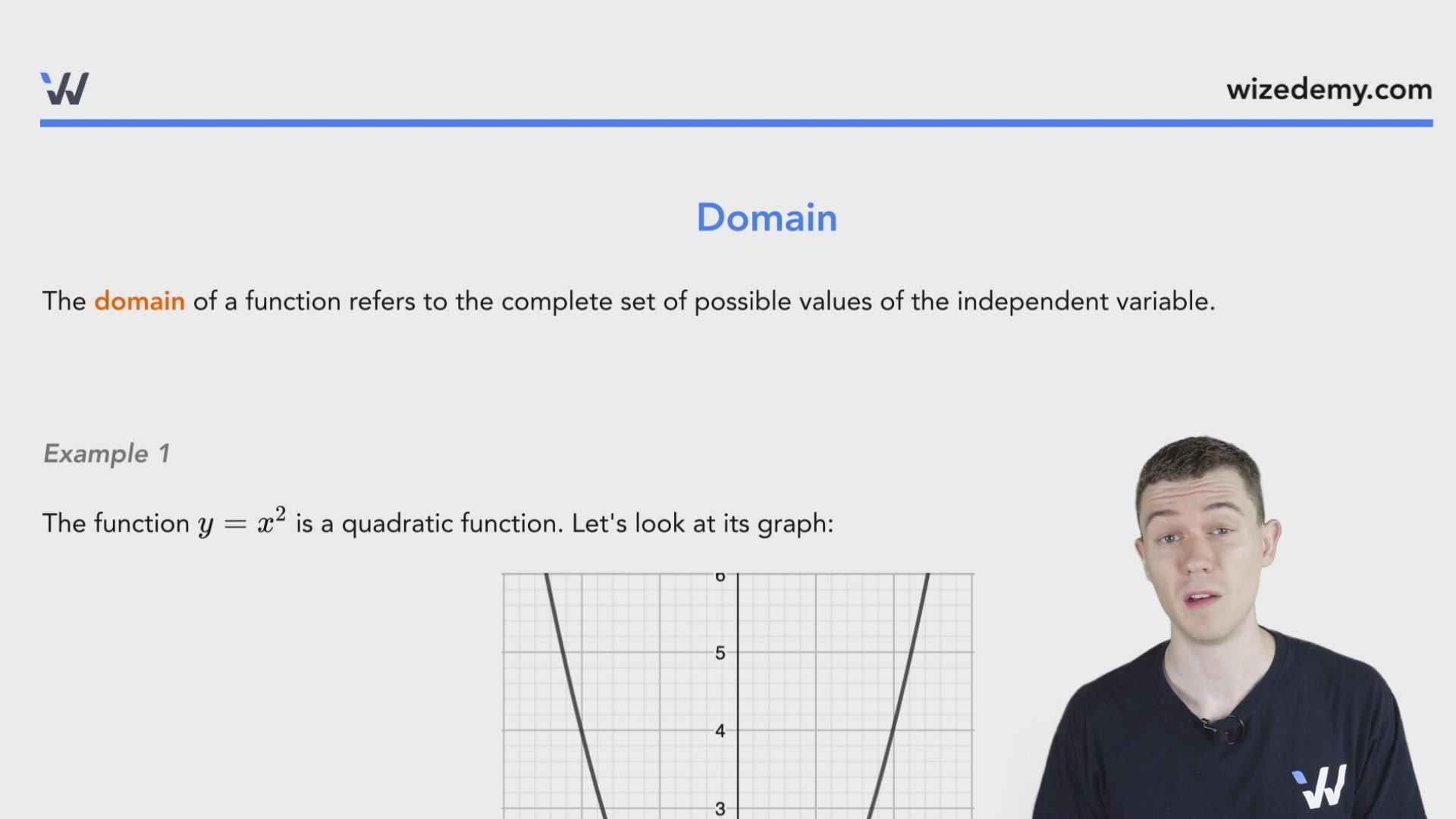 Domain & Range - Wize University Calculus 1 Textbook | Wizeprep