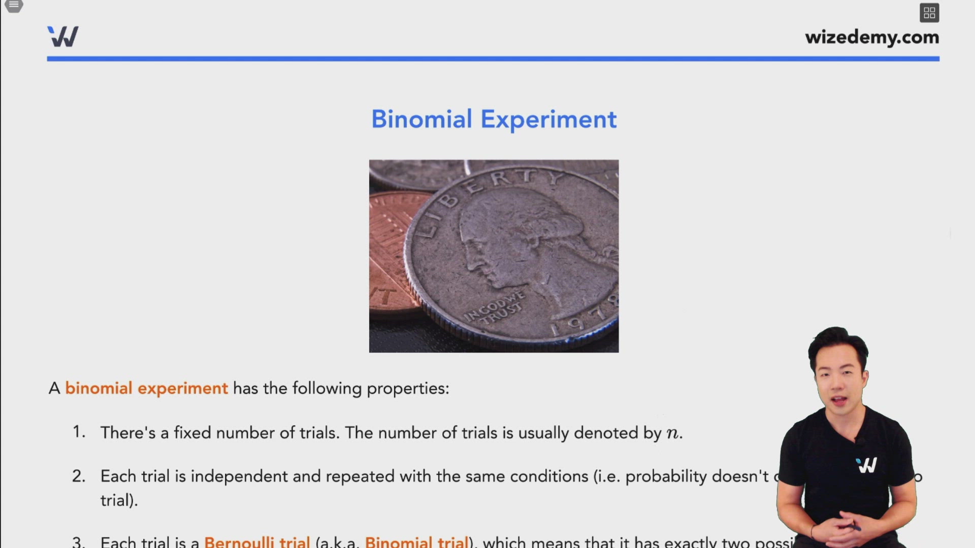 Binomial Distribution - Wize University Statistics Textbook | Wizeprep