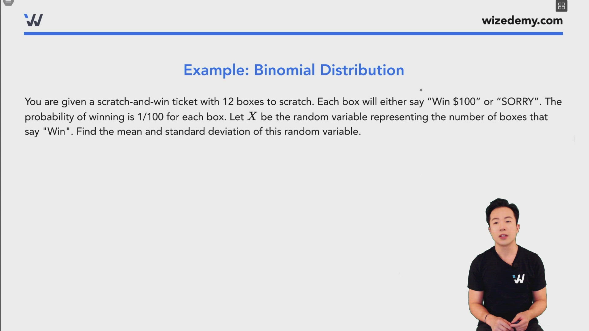Binomial Distribution Wize University Statistics Textbook Wizeprep