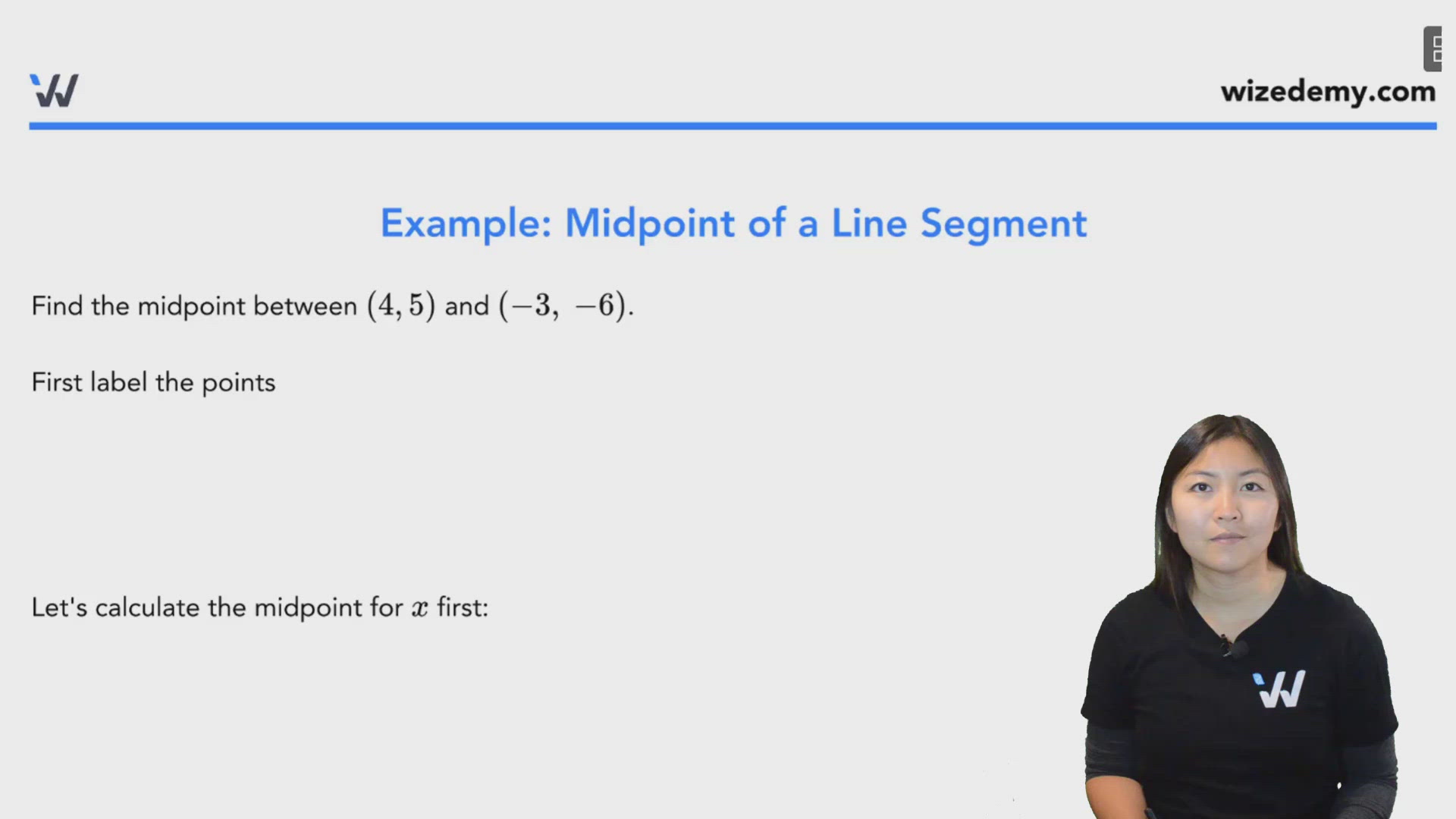 Midpoint of a Line Segment - Wize High School Grade 10 Math Textbook ...