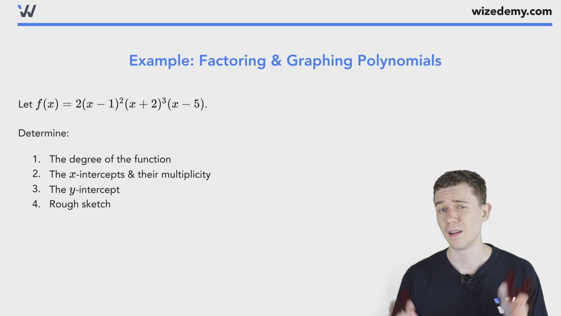 Factoring & Graphing Polynomials - Wize High School Grade 12 Pre-Calculus Textbook | Wizeprep