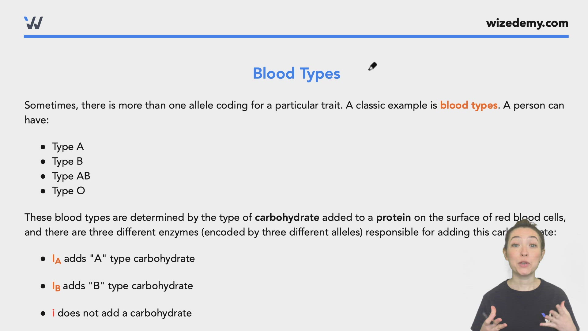 More Complex Genetics [Blood Type, Pleiotropy, Epistasis and Polygenic ...