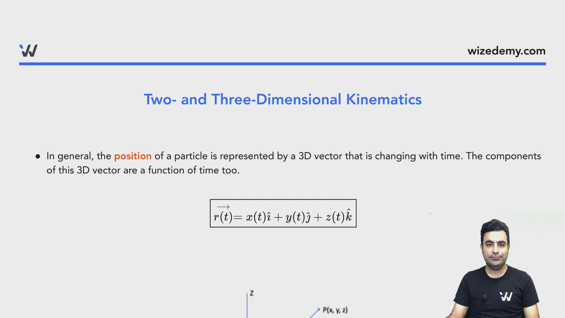 Two- and Three-Dimensional Kinematics (Calculus-Based) - Wize ...