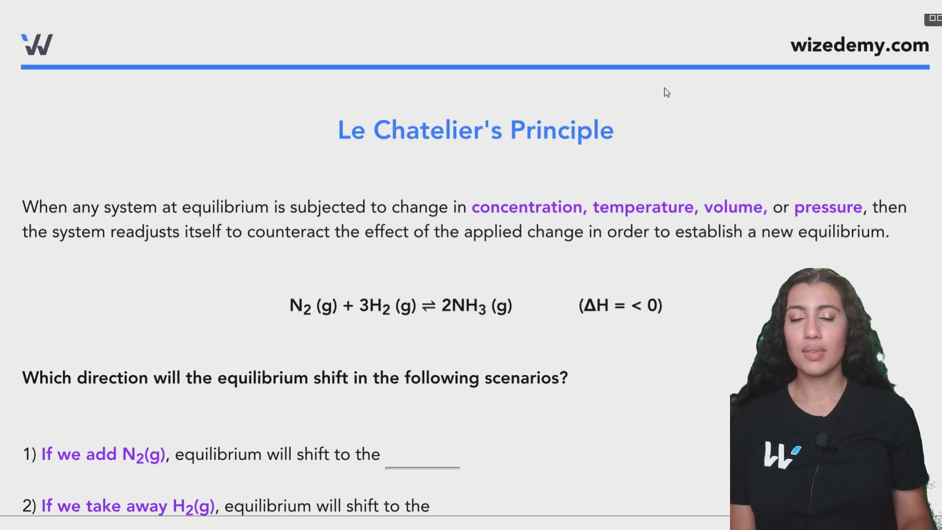 Le Chatelier's Principle - Wize University Chemistry Textbook | Wizeprep